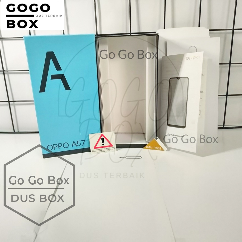Jual DUS DUSBOX OPPO A57 -GRATIS STICKER- DAN FULLSET -BOX OPPO ...