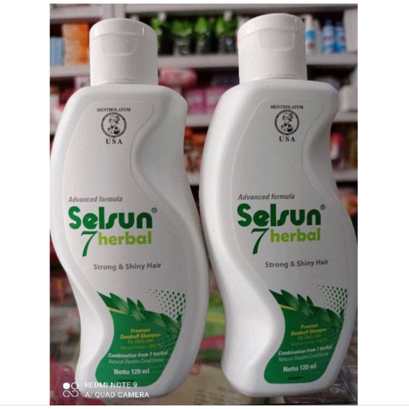 Jual Sampo selsun/selsun 7 herbal strong & shiny hair 120ml | Shopee ...