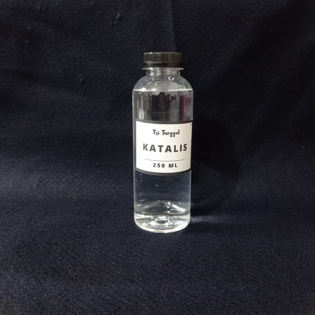 Jual Katalis Resin 250 ml Bening Cair Liquid Pengeras Beku Cepat Keras ...