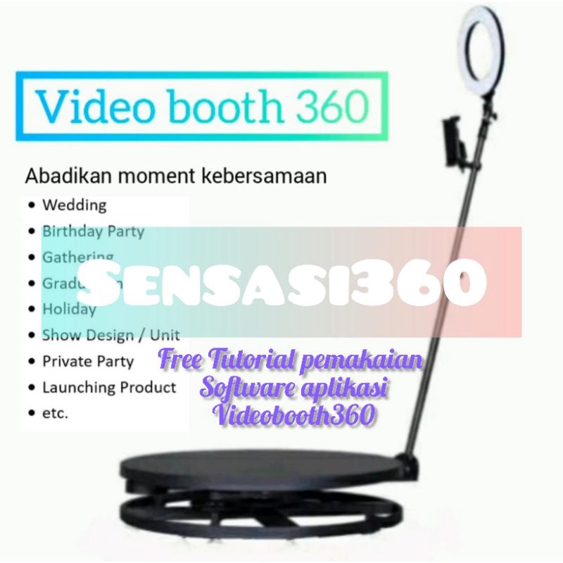Jual Videobooth360 CUSTOM photobooth360 CUSTOM video booth 360 photo ...