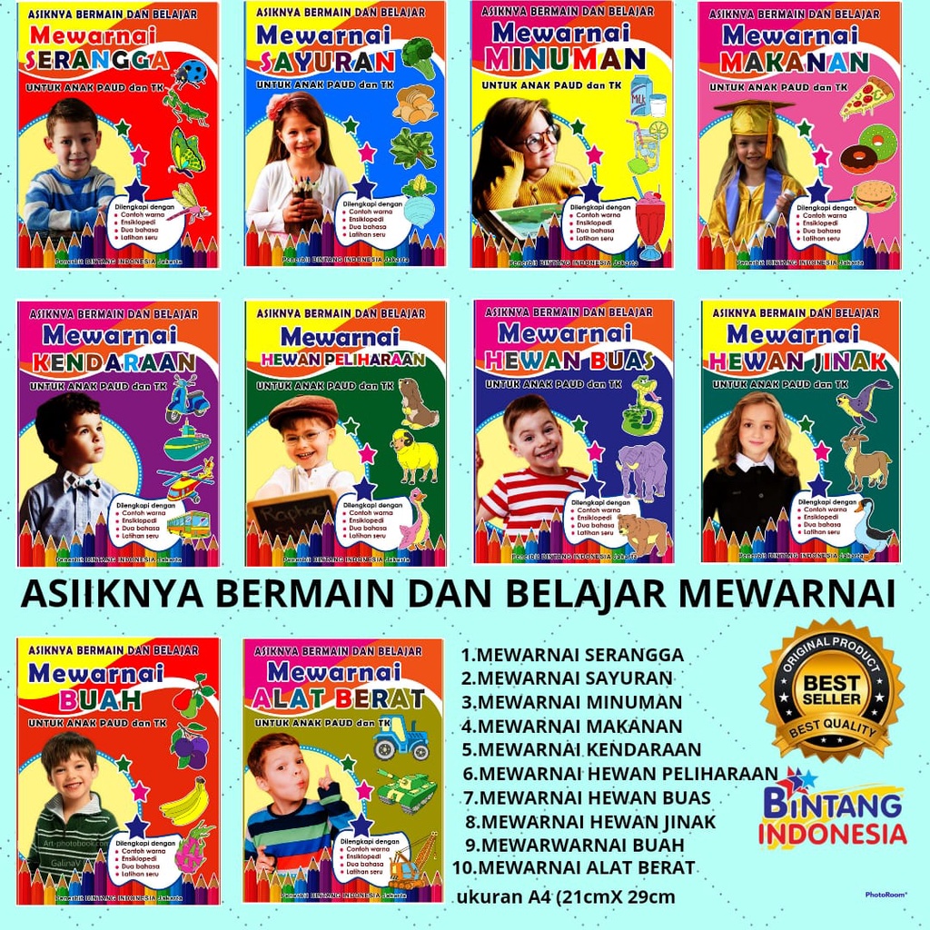 Jual MEWARNAI PAUD/TK | Shopee Indonesia