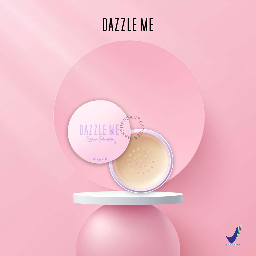 Jual DAZZLE ME Always Setting Loose Powder | Super Soft Smooth Bedak ...