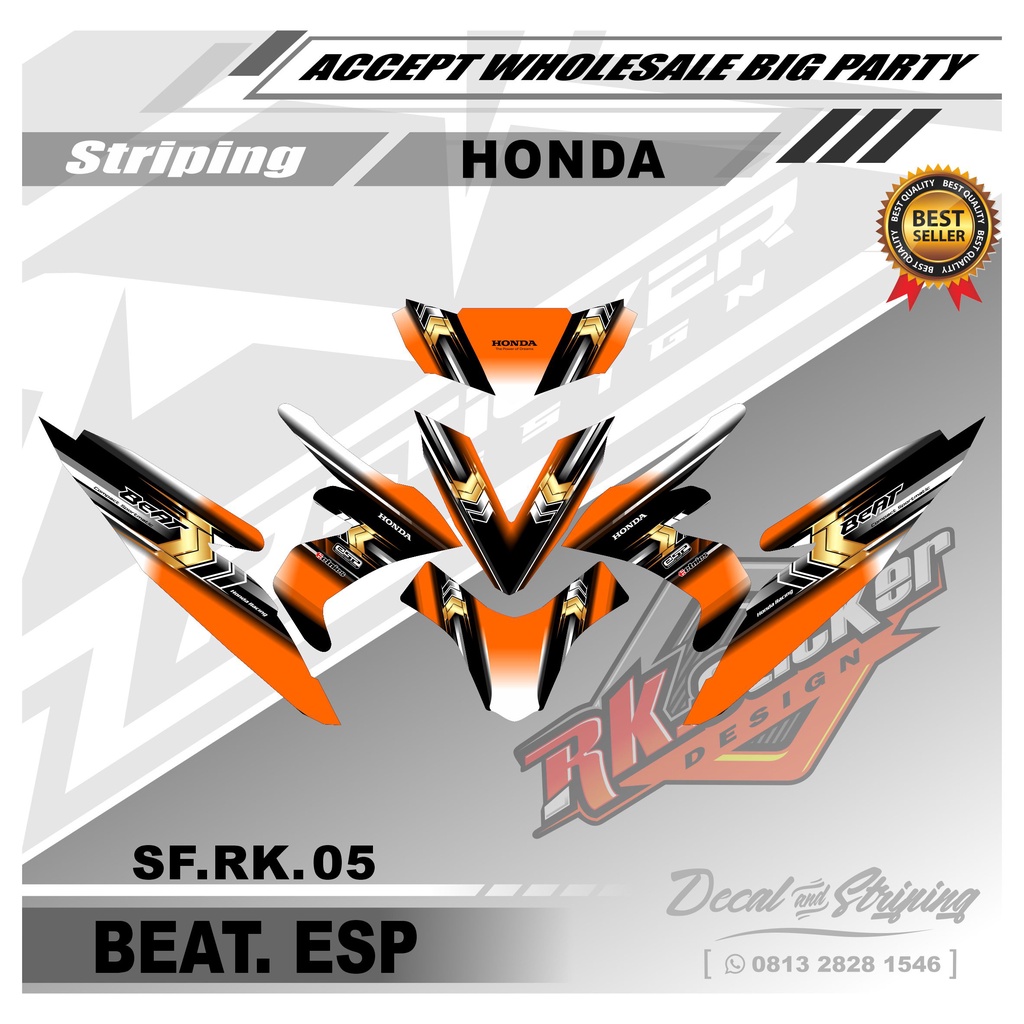 Jual Sticker Decal Beat Esp/Street - Sticker Decal Full Body Motor Beat ...