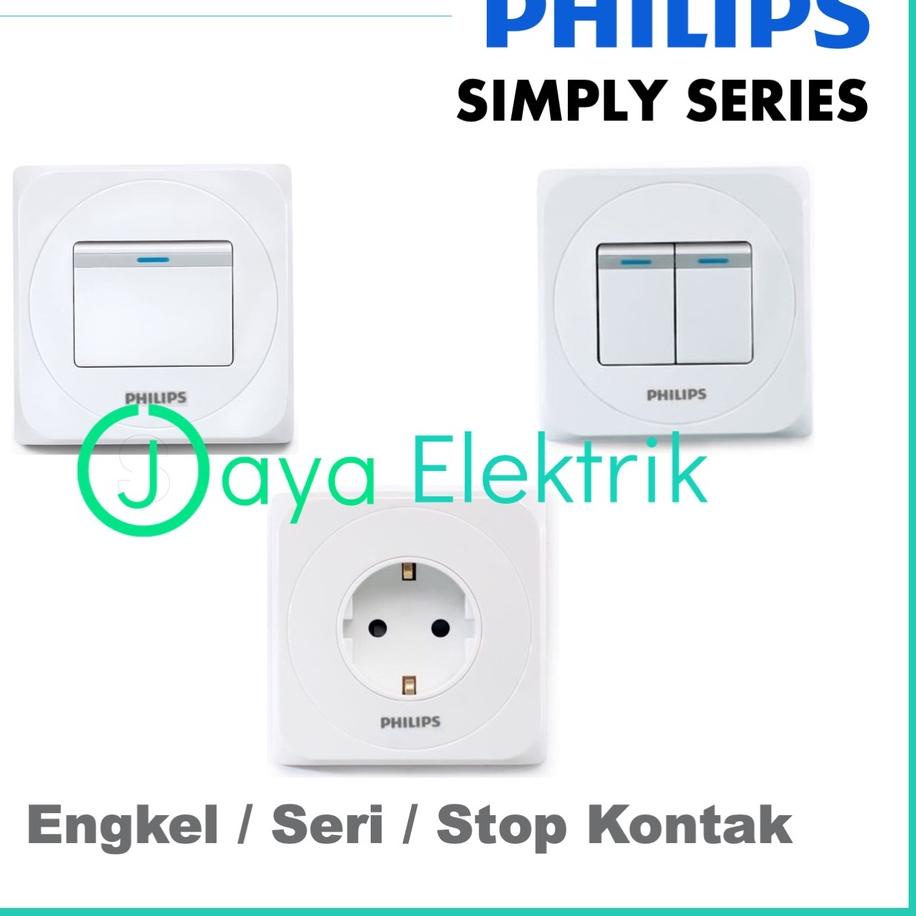 Jual ILA369 PHILIPS Simply Engkel Seri Stop Kontak Inbow - Saklar ...