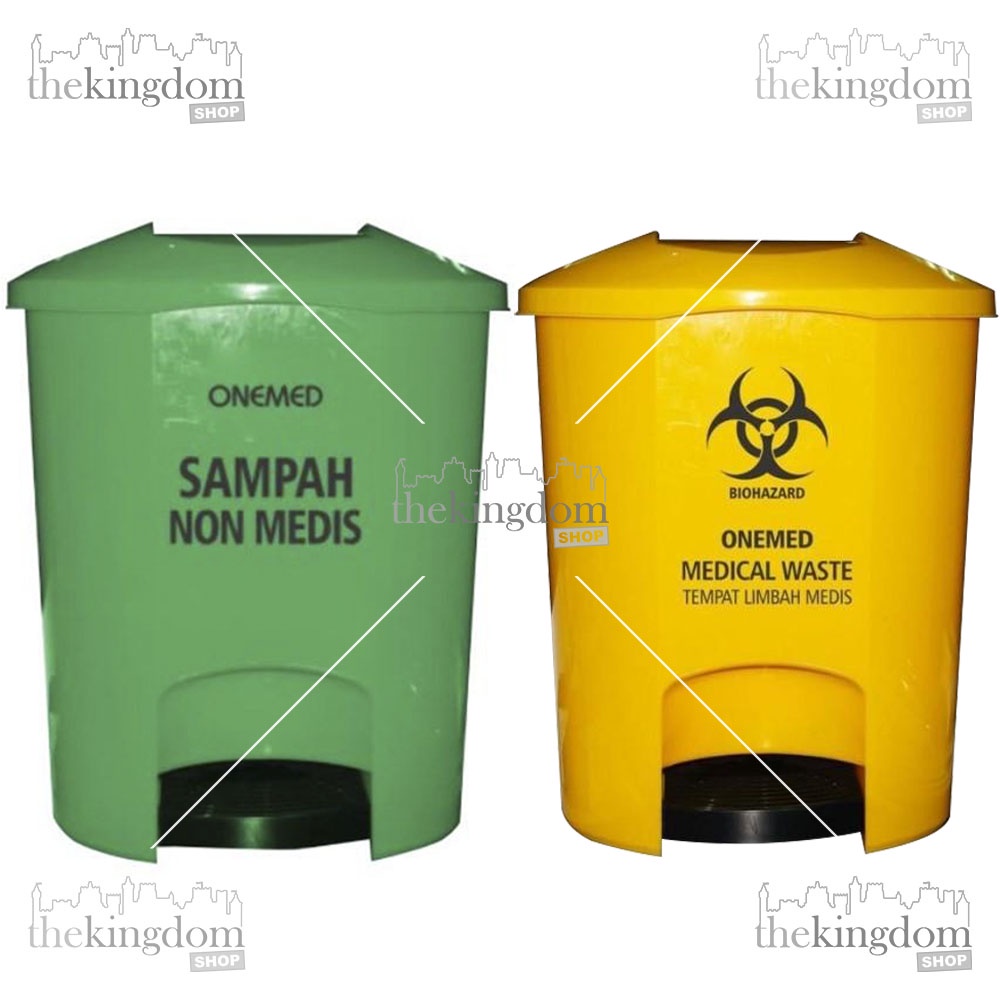 Jual Onemed Tempat Sampah Limbah Medis 36L 36 Liter Tong Medical Waste ...