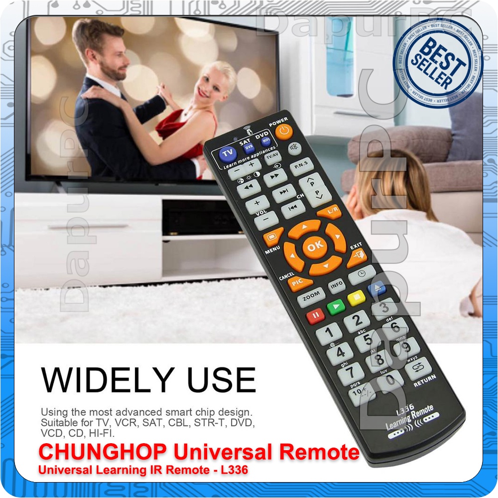 Jual Remote Universal CHUNGHOP L336 Universal IR Remote Learning ...
