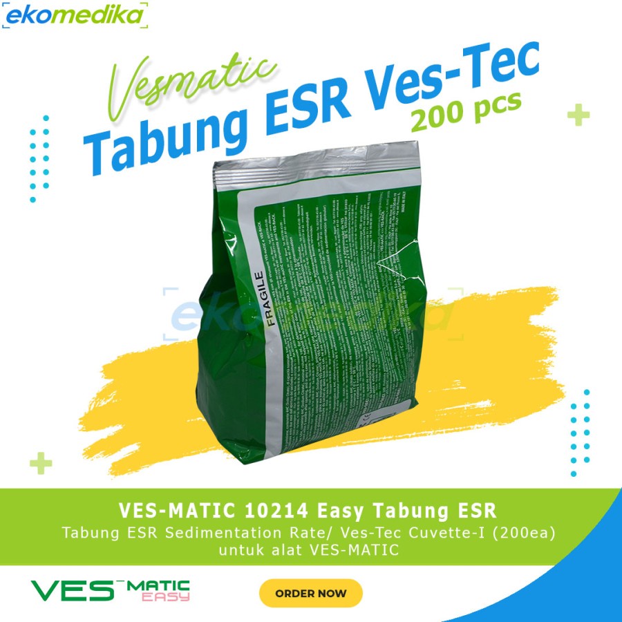 Jual VES-MATIC 10214 Easy Tabung ESR Sedimentation Rate/ Ves-Tec ...