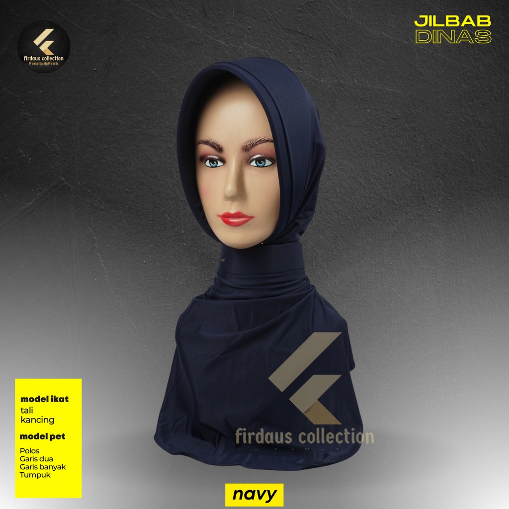 Jual Jilbab Dinas ANTI TEMBEM Murah POLWAN/psh bhayangkari/persit/pnspolri/pns dishub/security ...