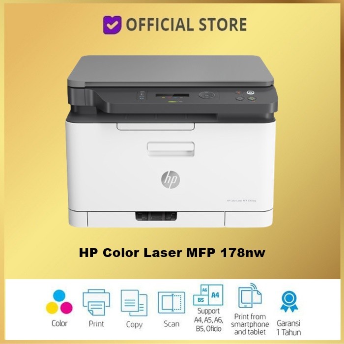 Jual Color Printer Hp Laserjet Mfp 178Nw Laser Color Mfp 178 Nw Mfp178 ...