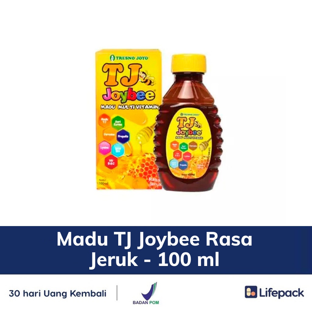 Jual Madu TJ Joybee Rasa Jeruk - 100 ml - LIFEPACK | Shopee Indonesia