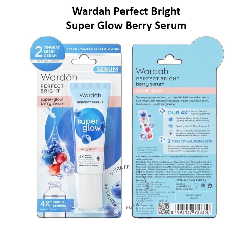 Jual Wardah Perfect Bright Series Creamy Foam | Moisturizer Day & Night | Micellar Water Serum ...