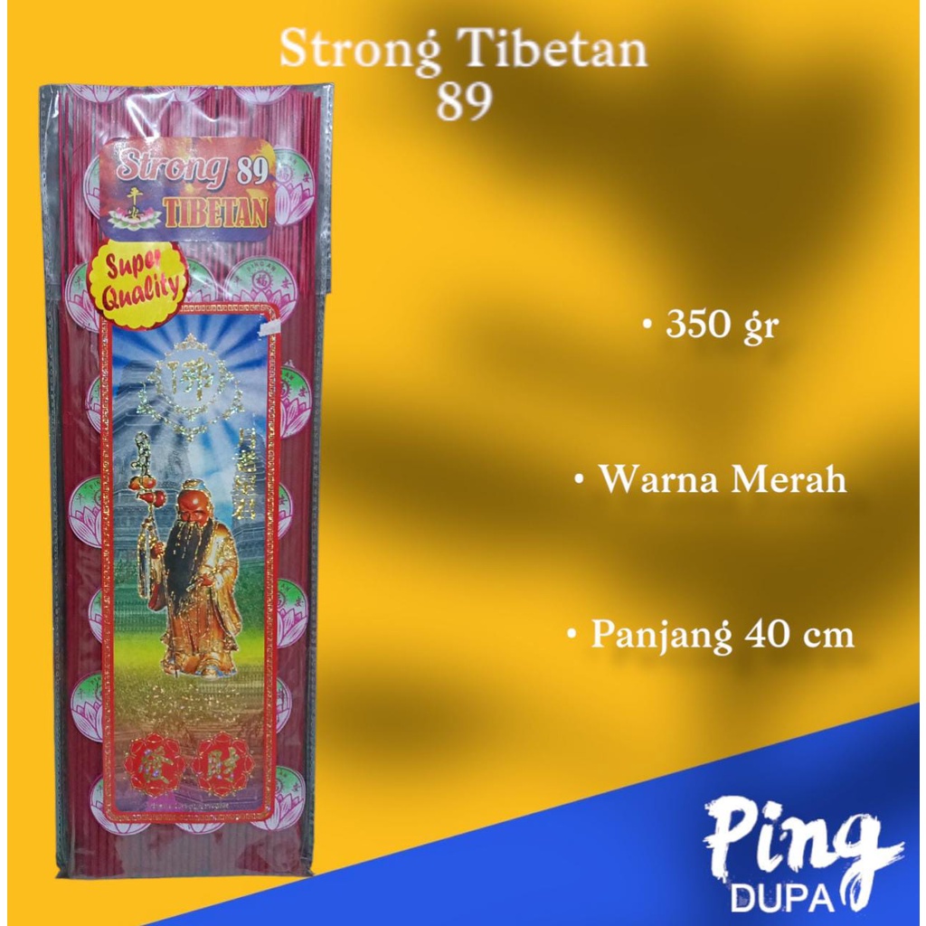 Jual Dupa Tibetan Strong Aroma Cap Dewa Bumi Kemasan Hio 350 Gram ...
