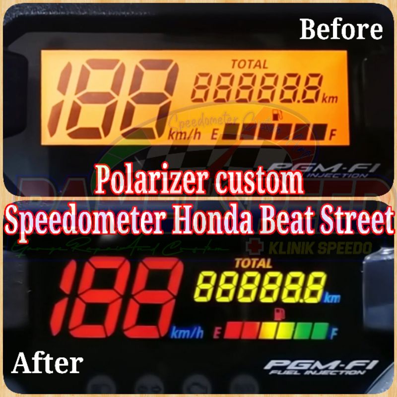 Jual Polarizer custom speedometer beat street polaris custom ...