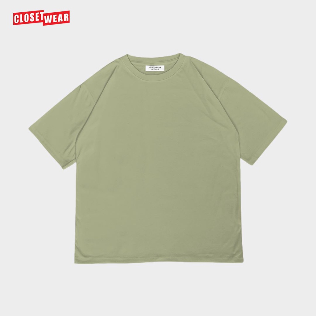 Jual Closetwear Kaos Polos Oversize Cotton Combed 24s Premium Unisex