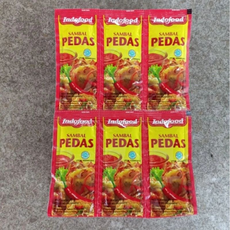 Jual Sambal INDOFOOD Sachet 9gr x 36 / Saus Sambal INDOFOOD sachet ...