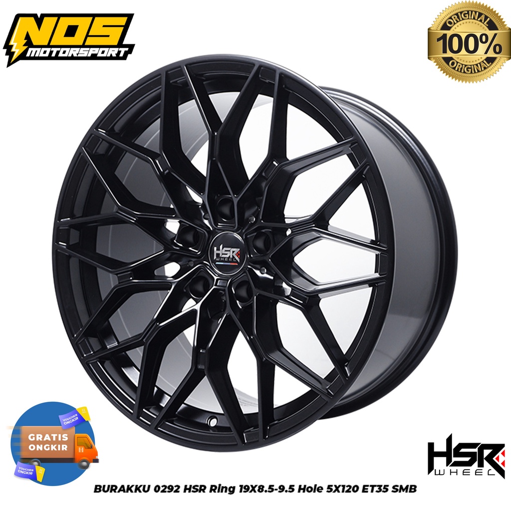 Jual VELG RACING HSR WARNA HITAM RING 19 UNTUK MOBIL BMW LUBANG BAUT 5X120 FREE ONGKIR | Shopee ...