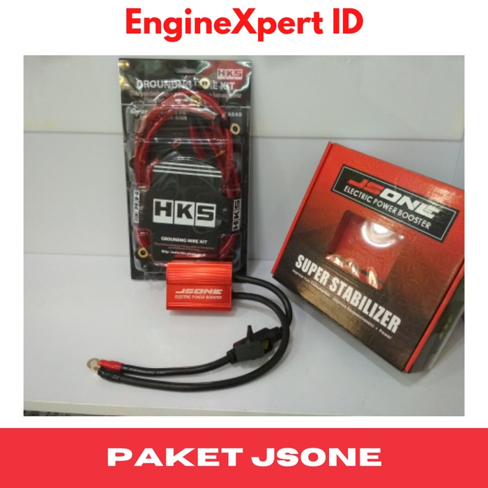 Jual Trem Paket Jsone Volt Stabilizer+Kabel Grounding Hks Tarikan Mobil ...