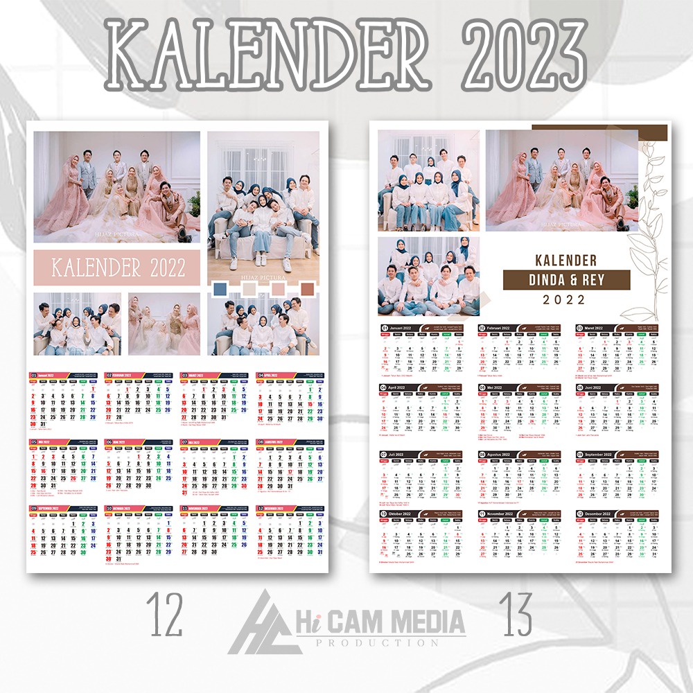Jual Kalender 2024 costum / kalender custom / kalender foto sendiri ...