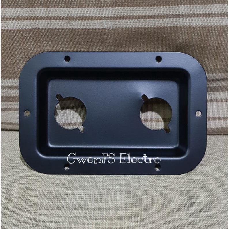 Jual Terminal Plat Spikon Speaker 2 lobang Besi Speaker Salon 2 input ...