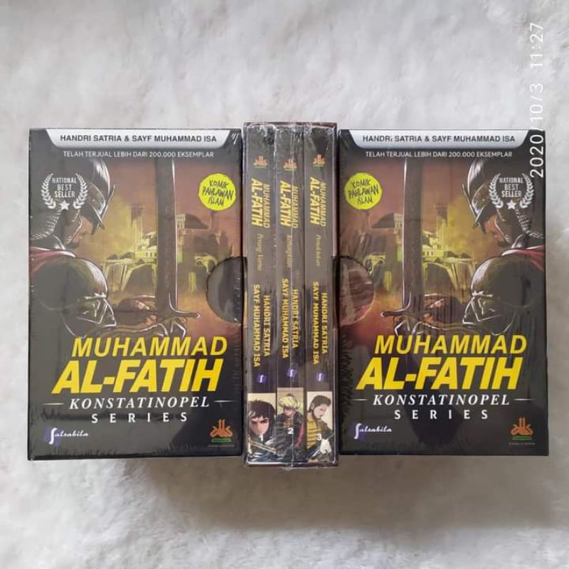 Jual Paket Komik Muhammad Al Fatih 1 2 3 Bonus Box Exclusive | Shopee ...
