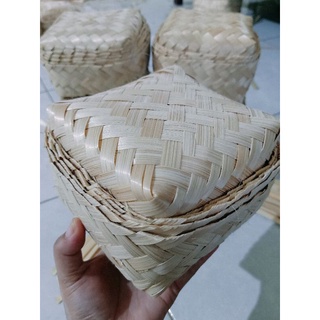 Jual [ Halodul ] Besek Bambu 12X12 Besek piti Besek Souvenir Besek ...