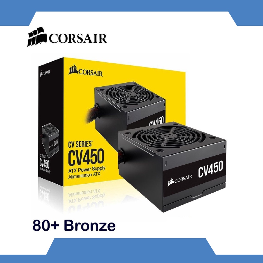 Jual PSU Corsair CV450 - 450 Watt 80 Plus Bronze Power supply | Shopee ...