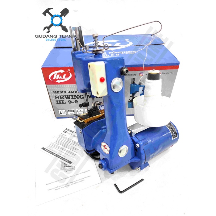 Jual Mesin Jahit Karung Goni Listrik HL9-2 H&L / Electric Sack Sewing ...