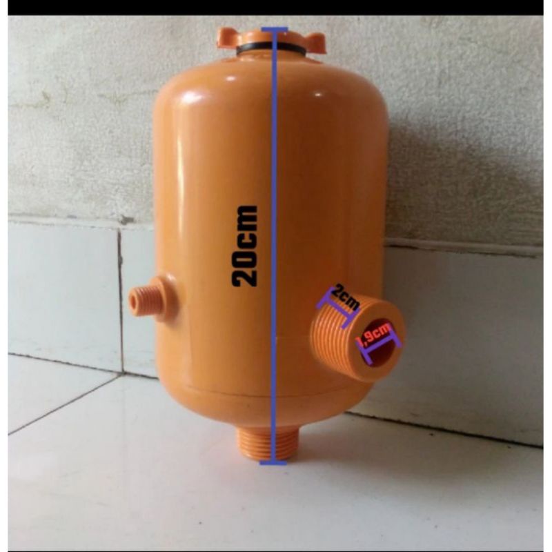 Jual Tabung pvc tabung fiber/tangki otomatis pompa air | Shopee Indonesia