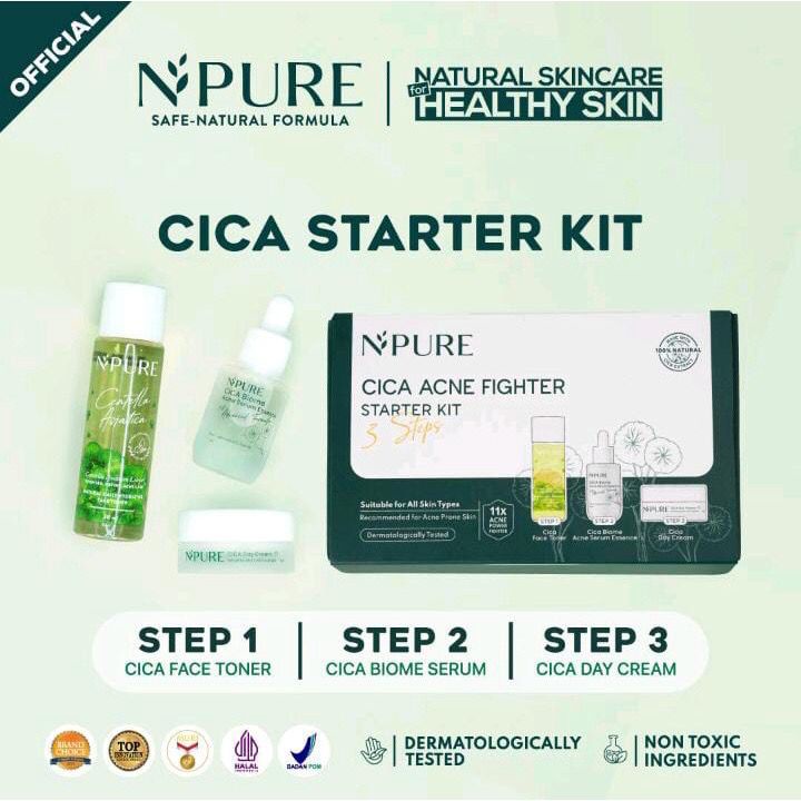 Jual NPURE N'Pure CICA Starter Kit (Cica Series) | Shopee Indonesia