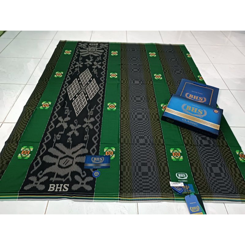 Jual Sarung BHS classic SKT DAM RTM SONGKET HITAM PUTIH ABU KUNING ...