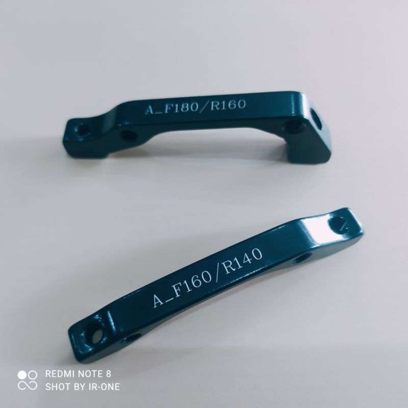 Jual adaptor caliper tektro IS mount F180/R160 dan F160/R140 adaptor ...