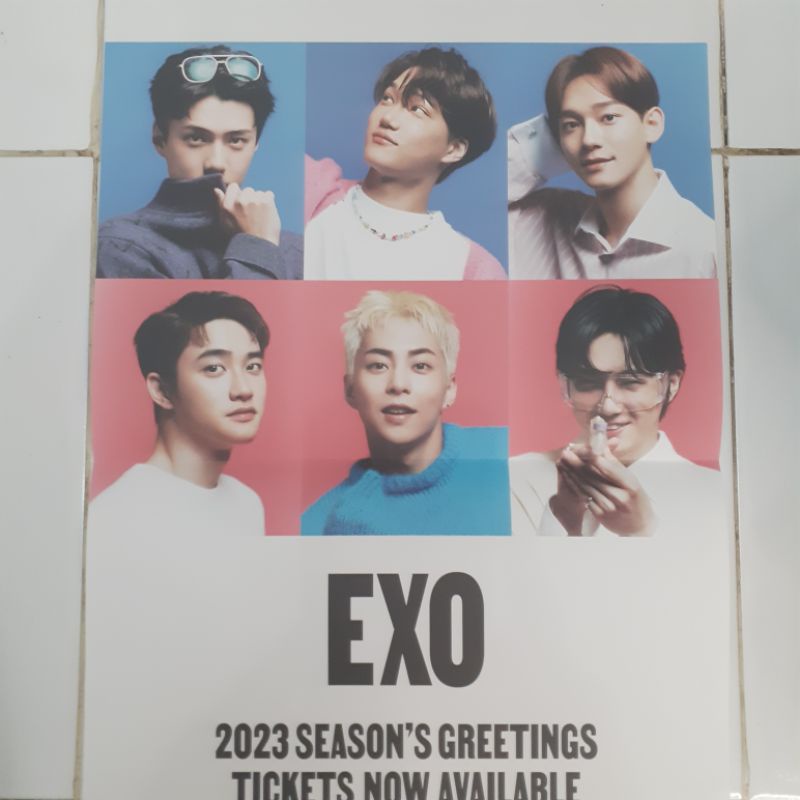 Jual SEASON GREETING EXO 2023 FOLDED POSTER | Shopee Indonesia
