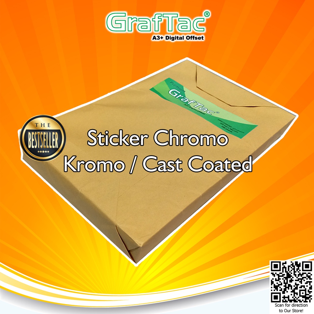 Jual Graftac Stiker Kromo Bontak A3+ Sticker Kertas Chromo Cast Coated ...
