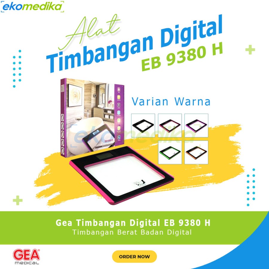 Jual Timbangan Badan Digital Gea EB 9380 H - Personal Scale ...