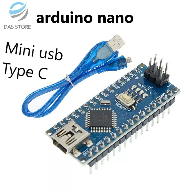 Jual Arduino Nano V3.0 V3 TYPE C atmega 328p CH340G 5V 16Mhz ic ...