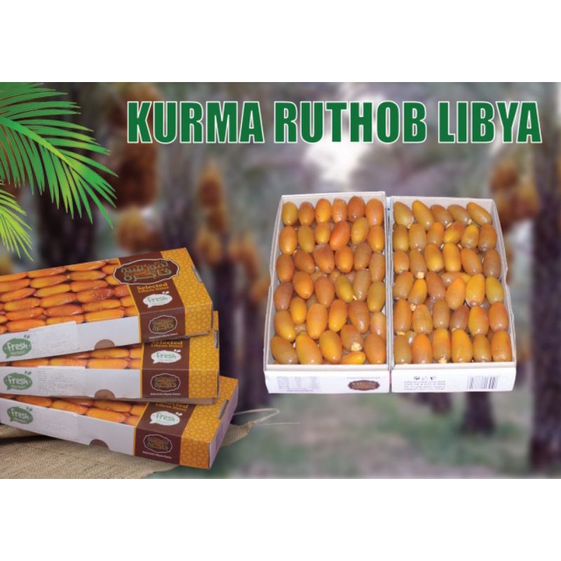 Jual KURMA RUTHOB LIBYA 1KG Rutob Libia Ruthob 1kg Rutab 1kg Kurma Semi ...