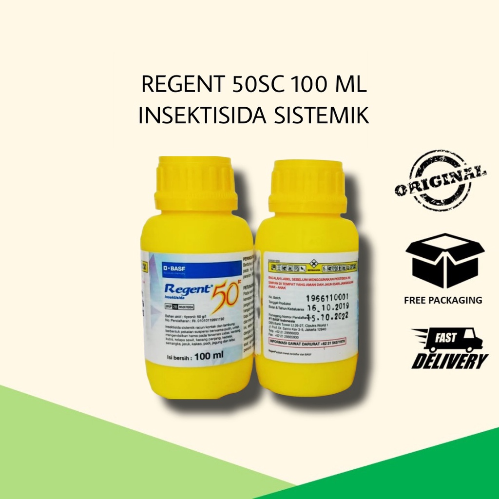 Jual Regent 50SC Insektisida Sistemik Plus Zat Pengatur Tumbuh ZPT 100 ...
