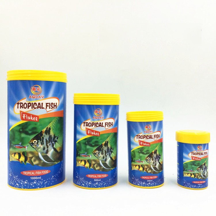 Jual 100ml Tropical fish flake Pakan Pelet Makanan Ikan AQUAV | Shopee ...