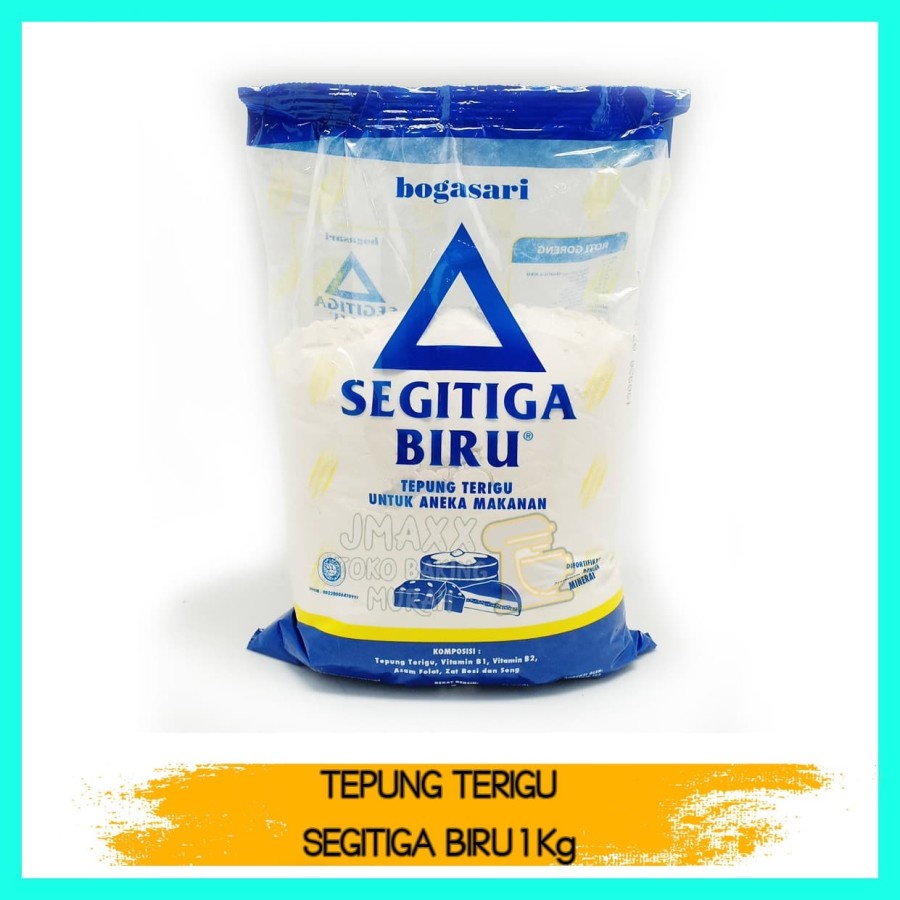 Jual TEPUNG SEGITIGA BIRU TRANSP 1KGX12 (CTN) | Shopee Indonesia