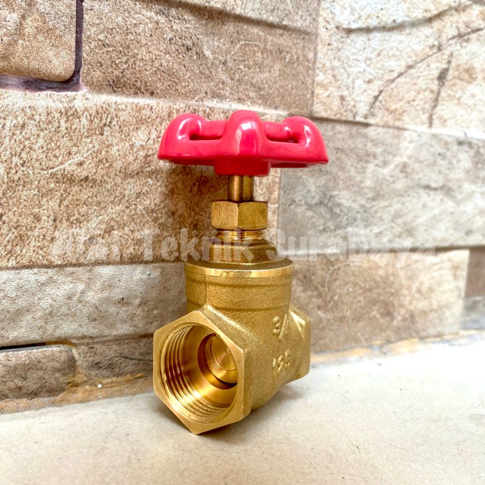 Jual ~@~@~@~@] STOP KRAN KITZ 3/4" INCH BALL VALVE PUTAR GATE KERAN AIR KUNINGAN | Shopee Indonesia