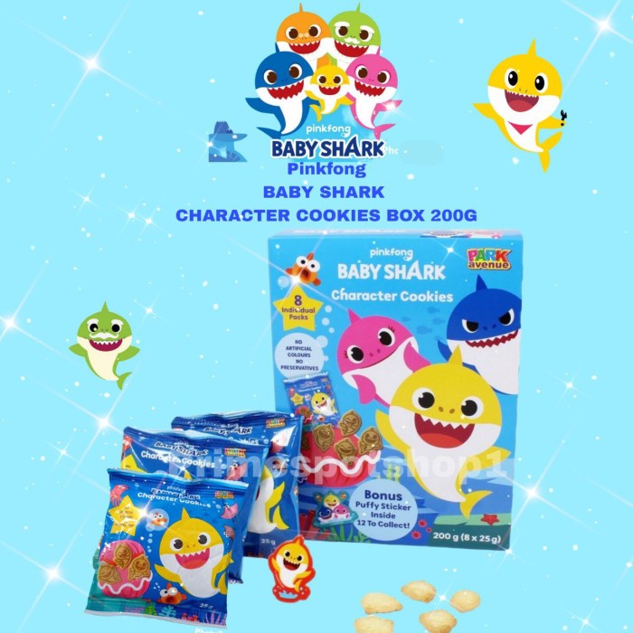Jual Pinkfong Baby Shark Cookies Character Import Australia / Kids ...