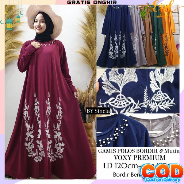 Jual Jubah Cwe Muslimah Gmis Cewek Remasja Bresmet Dres Cewek Remaja ...