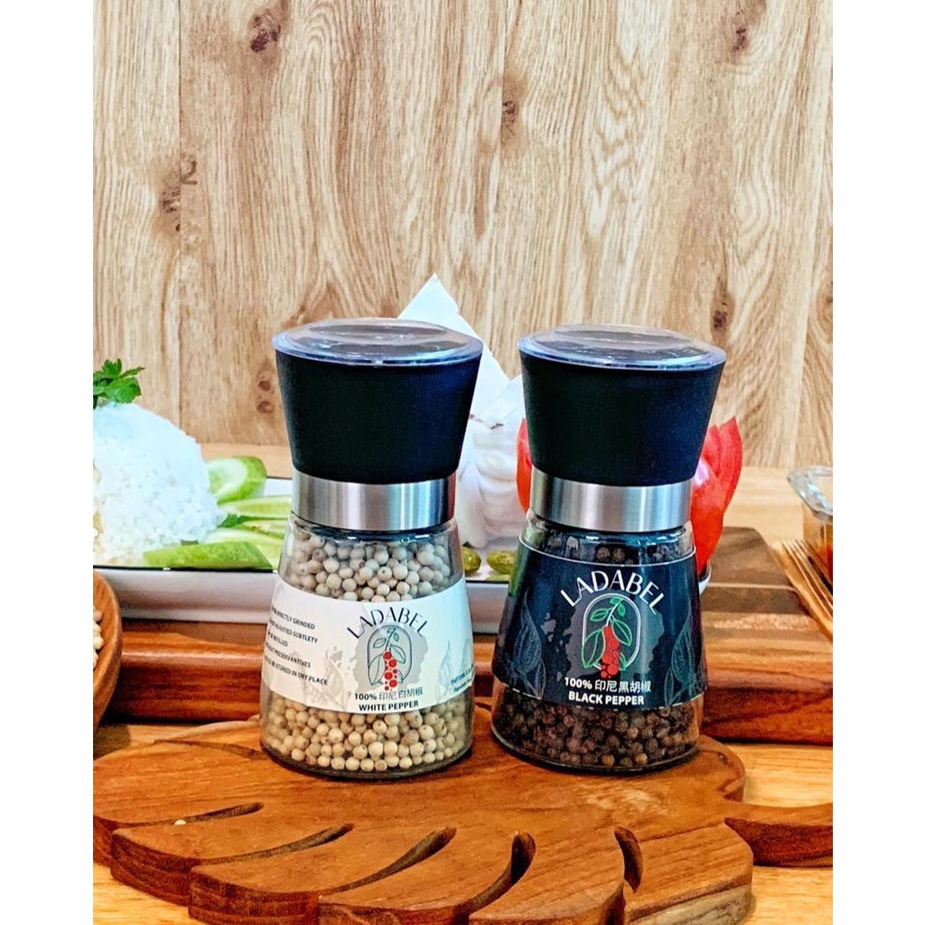 Jual LADABEL Lada 100% Asli Belitong + Botol Penggiling / Grinder ...