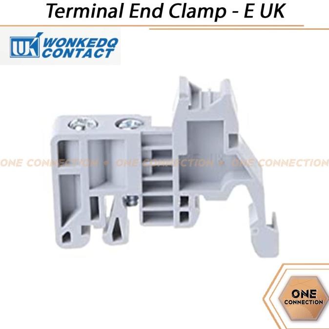 Jual End Stopper Terminal Blok E-UK For Terminal UK Screw Terminal Block onecon90 Diminati ...