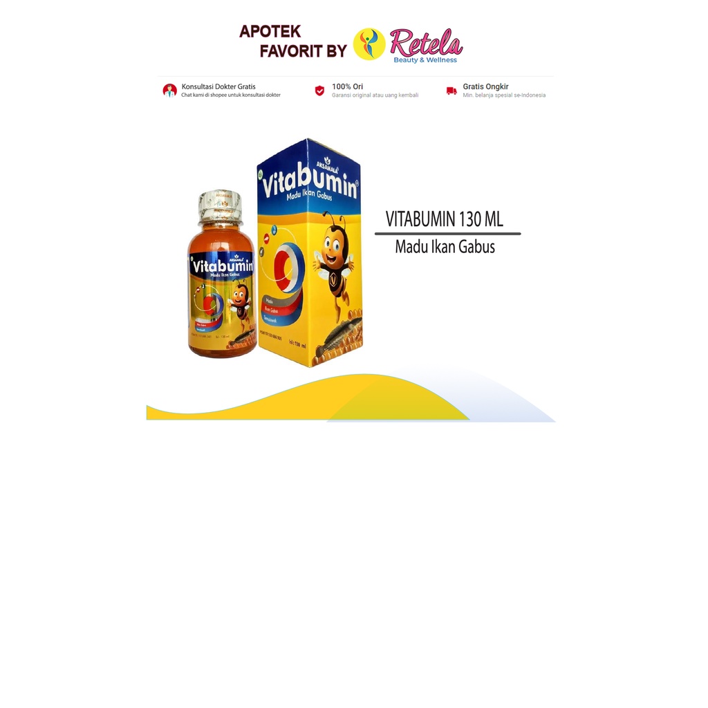 Jual VITABUMIN MADU IKAN GABUS 130ML | Shopee Indonesia