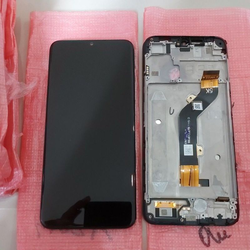 Jual lcd itel vision 3/s661L original copotan plus frame | Shopee Indonesia
