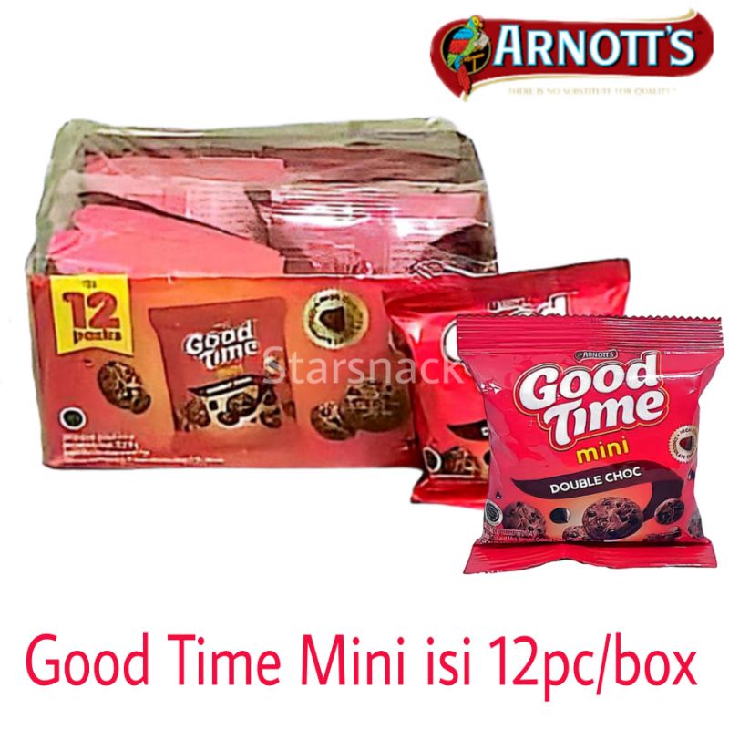 Jual BOX - Good Time Mini Double Choc Isi 12pc (( BOX BESAR )) | Shopee ...