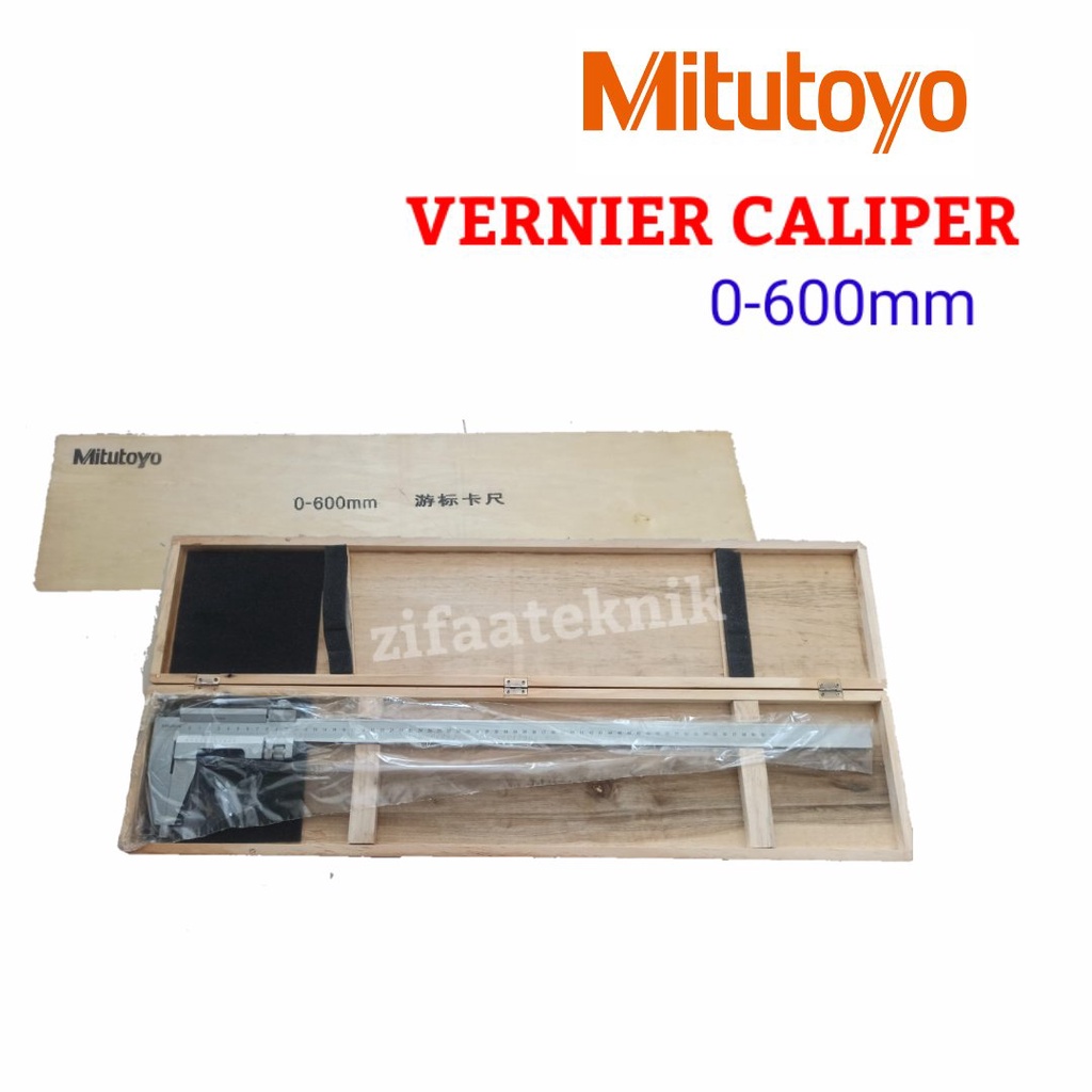 Jual Vernier Caliper Manual 0-600mm 0,02mm 24inc Mitutoyo Sikmat manual | Shopee Indonesia