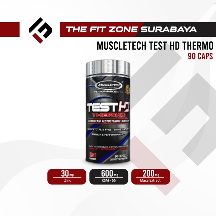 Jual Muscletech Test HD Thermo 90 Capsules Testosterone Booster ...