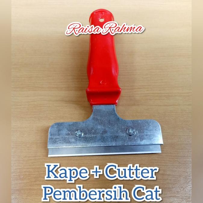 Jual Gagang Kape + Cutter Pisau Kerok Pembersih Cat Pada Lantai Tembok ...